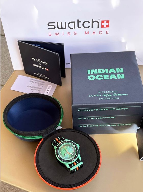 Swatch x Blancpain Scuba Fifty Fathoms Indian Ocean | Kaufen auf Ricardo