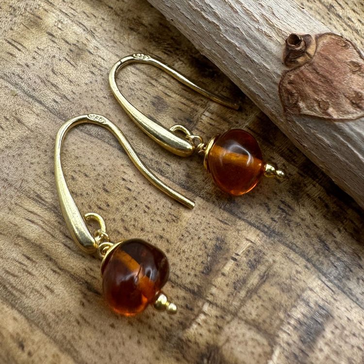 Bernstein Ohrhänger Sterling Silber 925 (Neu (gemäss Beschreibung)) in ...