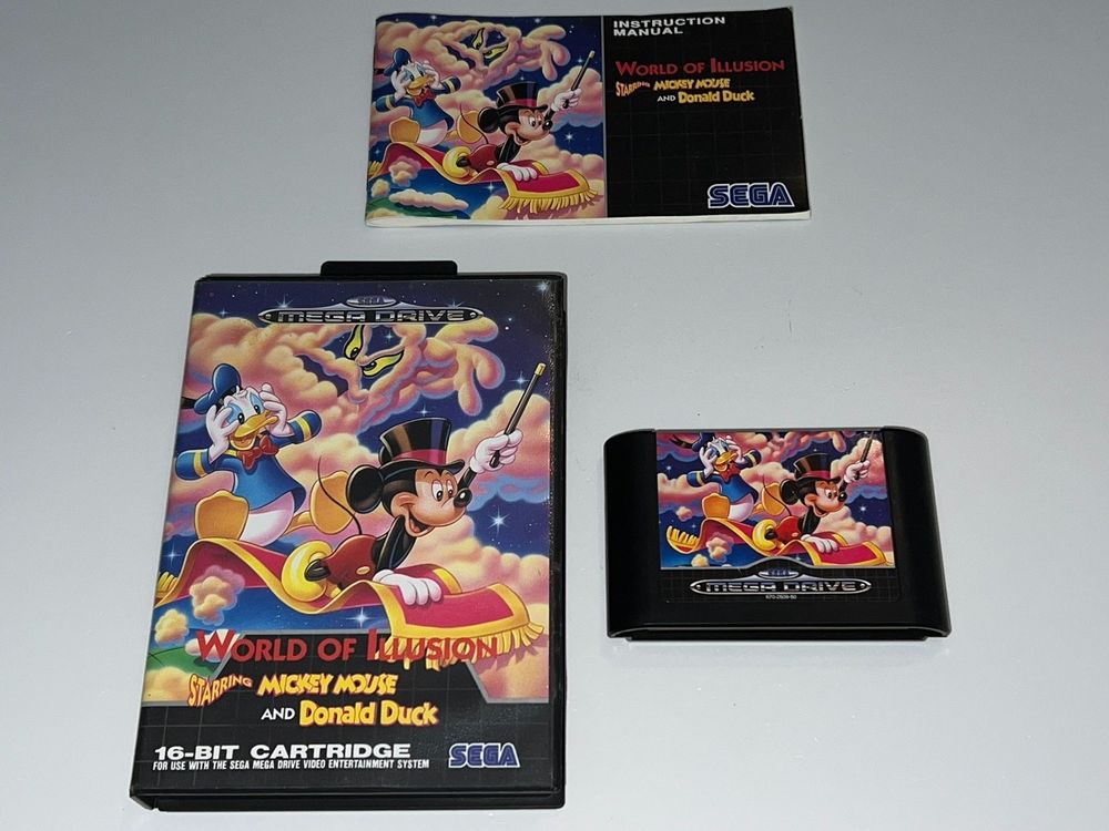 Sega Mega Drive Spiel - World of Illusion Mickey Mouse (OVP) | Kaufen ...