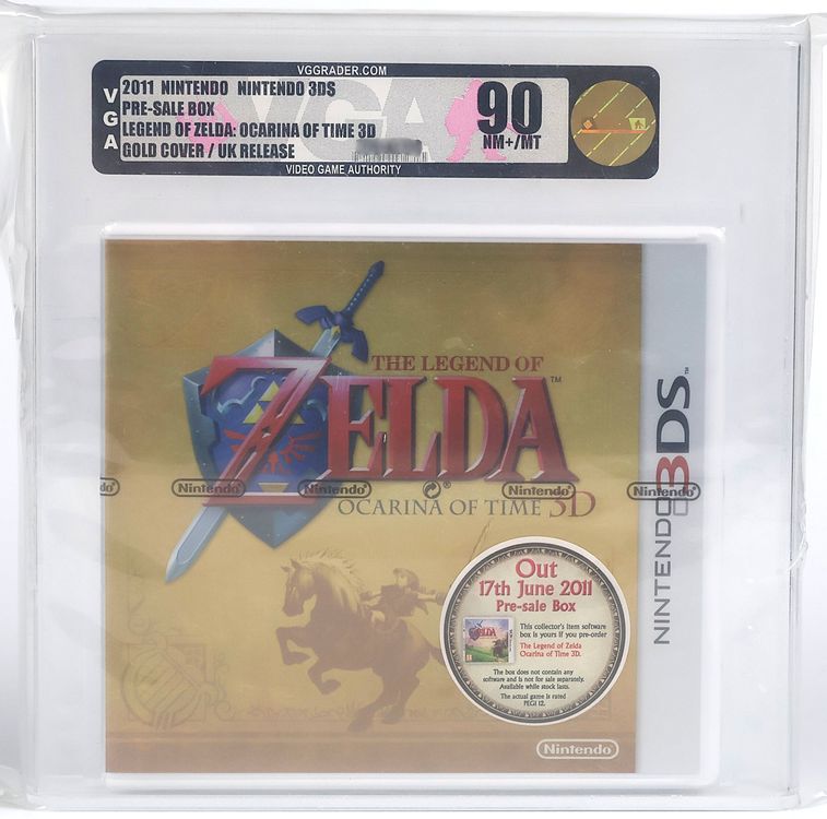 The Legend of Zelda Ocarina of Time Pre Sale Box VGA 90NM+ (Neu und ...