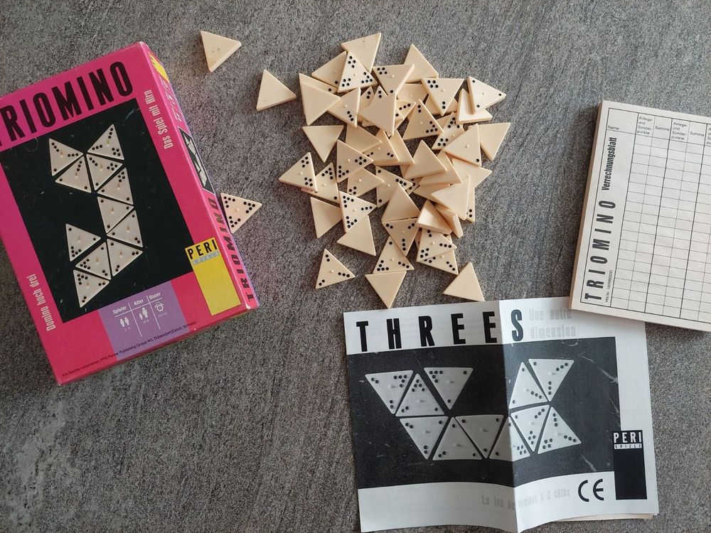 Triomino "Domino hoch drei" (Gebraucht) in Wiesendangen für CHF 8 – mit ...