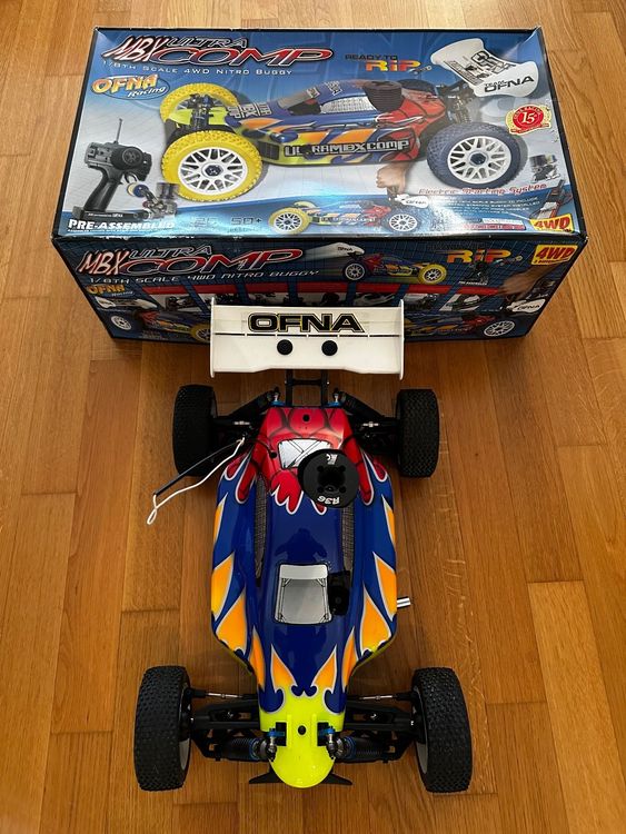 OFNA Racing MBX Ultra Comp 1/8Sc 4WD Nitro Buggy + Zubehör (Gebraucht ...