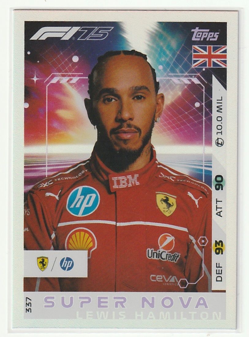 2025 Topps F1 Turbo Attax Formel 1 Lewis Hamilton Super Nova (Gebraucht ...