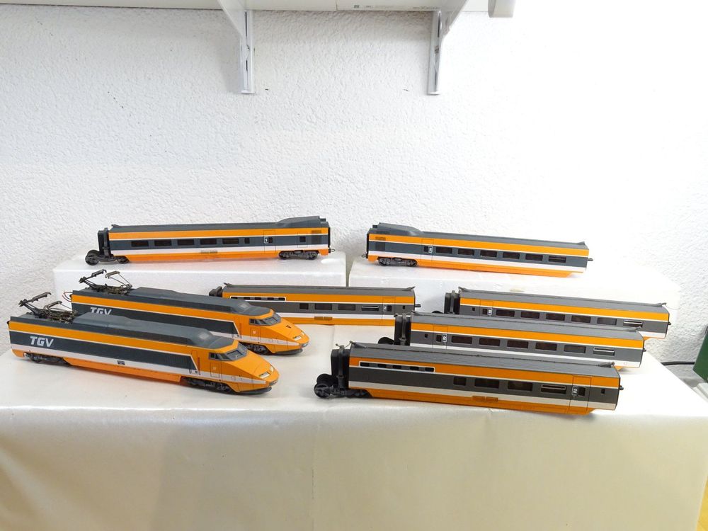 Lima TGV SNCF Orange 8 teilig, H0, GS/DC, Analog (Gebraucht) in Wohlen ...