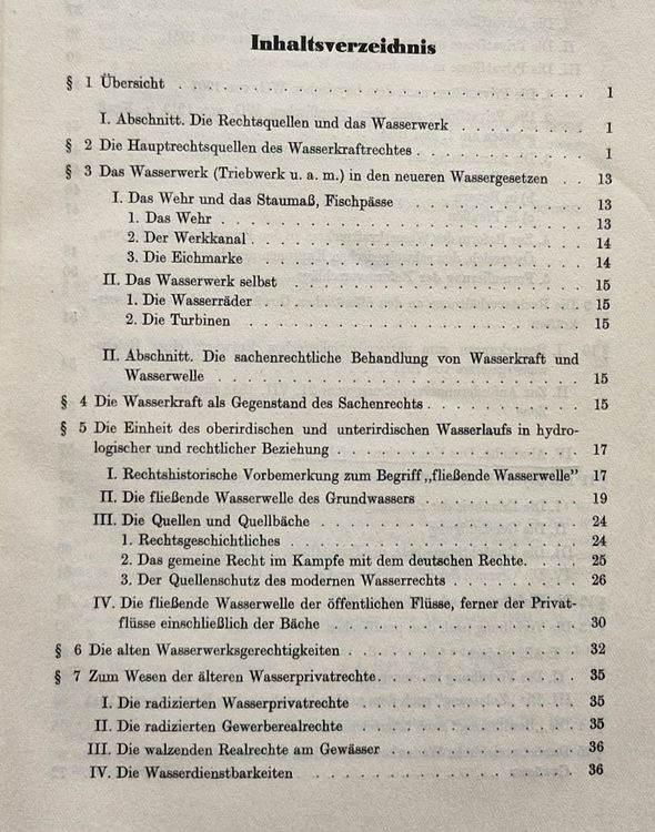 Wasserkraftrecht, das blaue Gold der Alpen (1951) (Gebraucht) in Bern ...