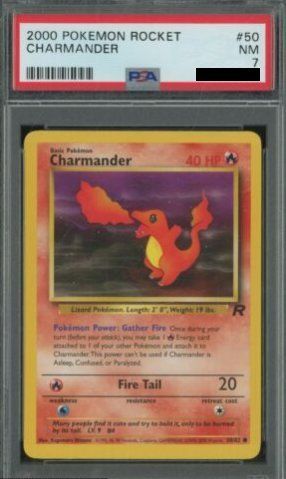 2000 Team Rocket - Charmander - PSA 7 !! | Comprare su Ricardo