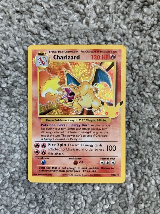 Charizard 120HP Stage 2 Karte | Kaufen auf Ricardo