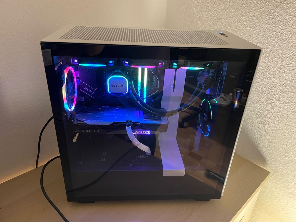 Gaming PC i5-12400/RTX 3060/AIO/RGB/1TB SSD/4K AOC Monitor (Gebraucht ...