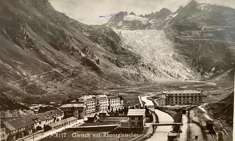 1932 - Foto AK Gletsch mit Rhonegletscher (Gebraucht) in Root für CHF 1 ...