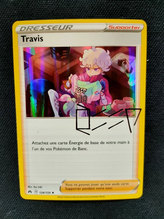 Carte Pokemon Travis Zenith Supreme Français Fr 124 Holo (Gebraucht) in ...