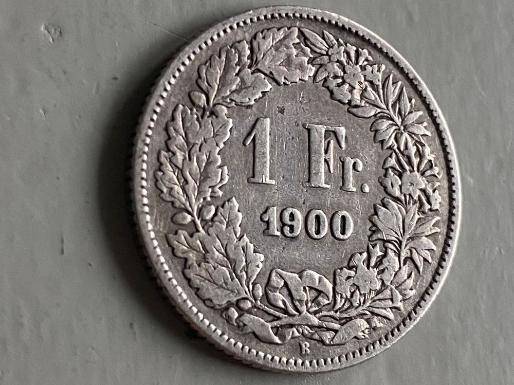 Top Erhaltung 1 Franken 1900 ab 1.- Silber (Gebraucht) in Zürich für CHF 11.7 – mit Lieferung ...