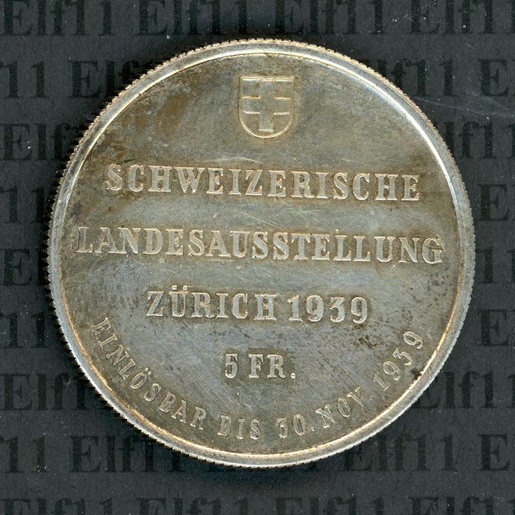 CHF___5.00 1939 Landesausstellung vz-unz | Kaufen auf Ricardo