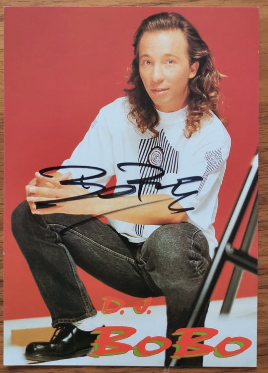 D.J. BoBo Original Unterschrift (Gebraucht) in Moosseedorf für CHF 5 ...