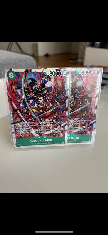 One Piece TCG 2x OP02-030 Oden SR (Neu (gemäss Beschreibung)) in Oberentfelden für CHF 15 – mit ...