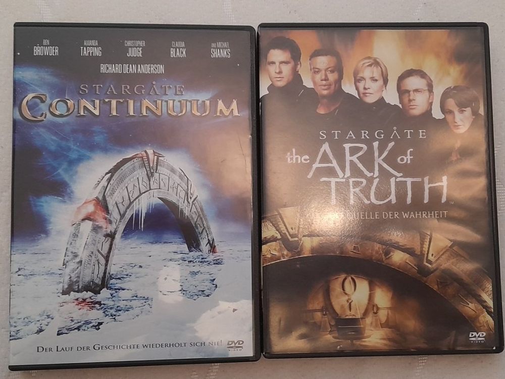 2 Stargate DVDs Continuum & The Ark of Truth (Neu (gemäss Beschreibung ...