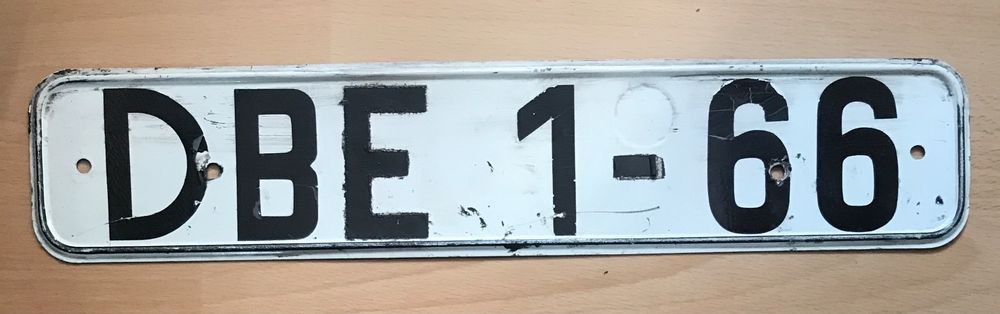 Autonummer DDR (Gebraucht) in für CHF 10 – mit Lieferung auf Ricardo kaufen