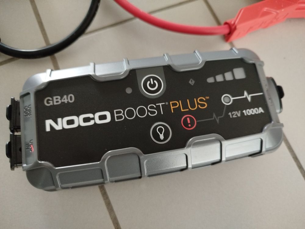 Noco Boost GB40 - Starterbatterie mit Ladefunktion 12V 1000A (Neu ...