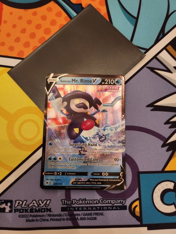 Pokemonkarte Galarian Mr. Rime V (Neu (gemäss Beschreibung)) in Flawil ...