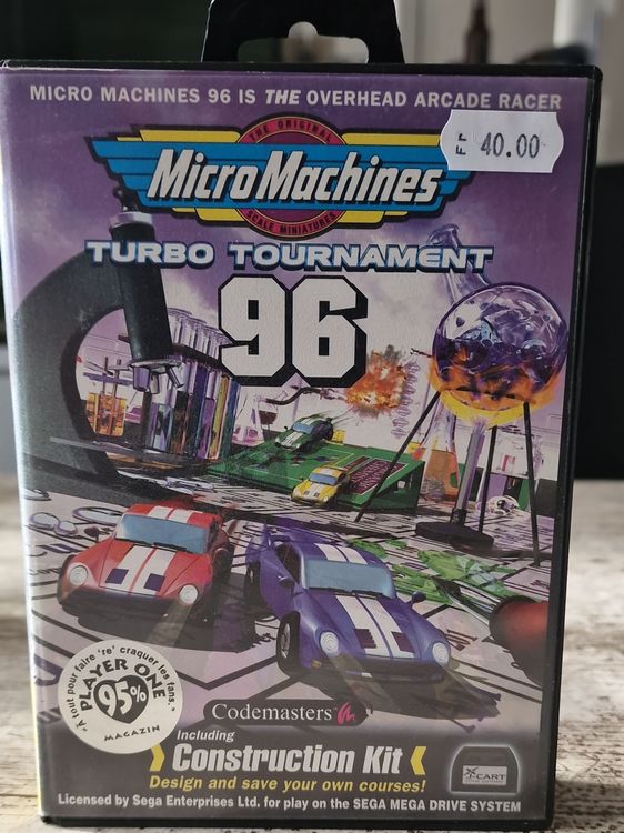 Micro Machines 96 Turbo Tournament Mega Drive OVP (Gebraucht) in ...