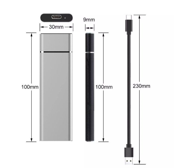 Mini Tragbare SSD Externe Festplatte 64TB Mobile, PC... (Neu und ...