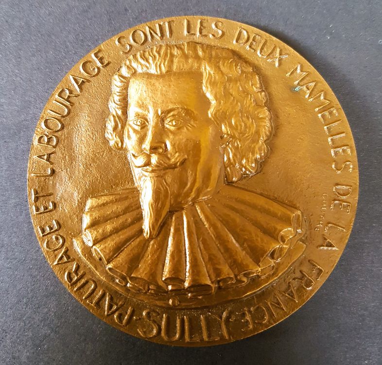 Medaille Bronze aliment Sanders Sully Landwirtschaft/culture (Gebraucht ...