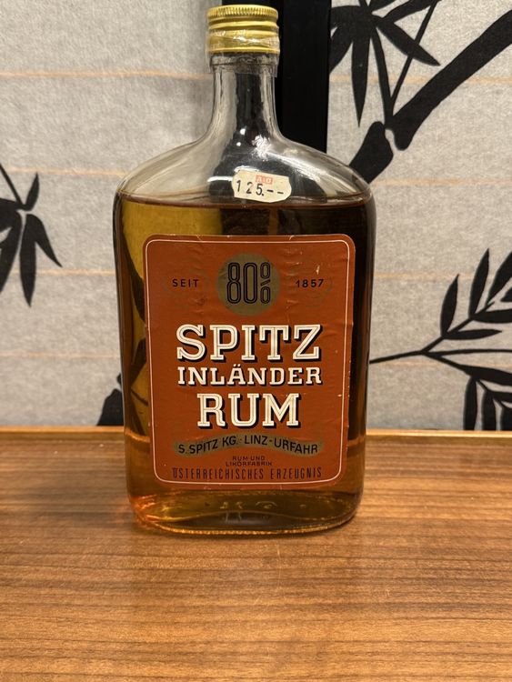 Spitz Inländer Rum 80% Österreich Jahrgang 1857 Rarität (Gebraucht) in ...