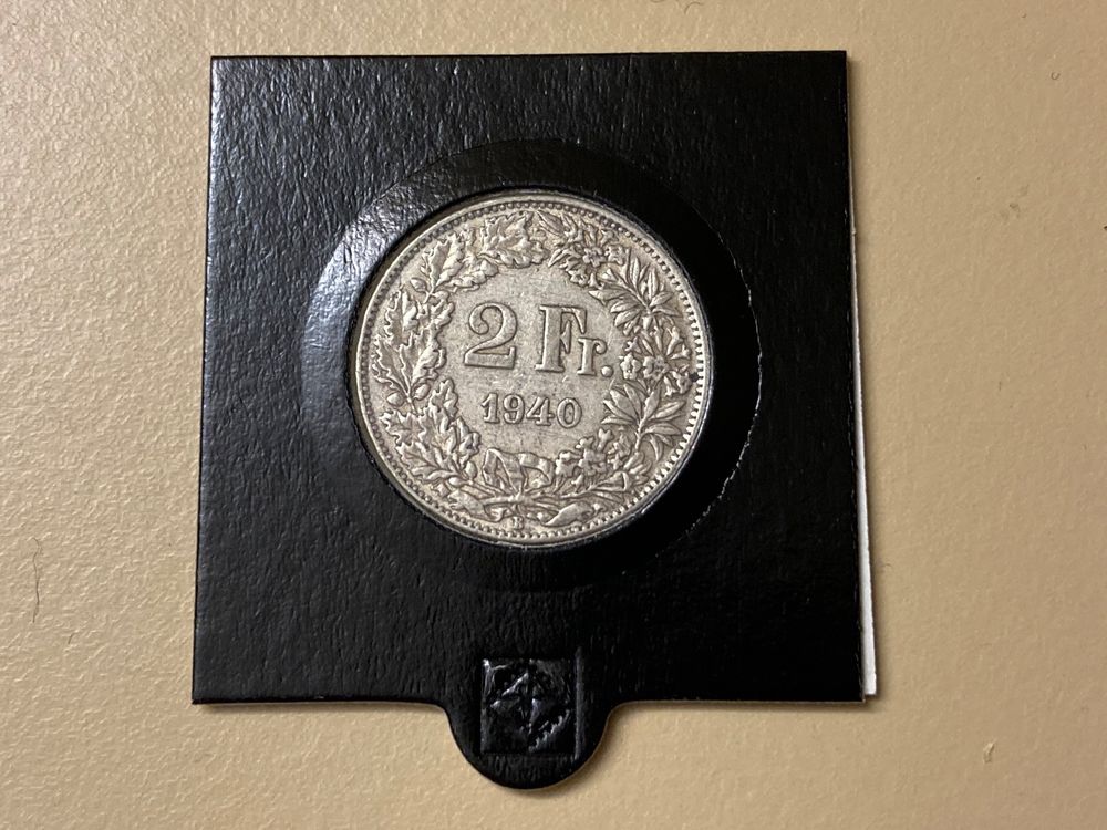 2 Fr. Münze Silber von 1940 | Kaufen auf Ricardo