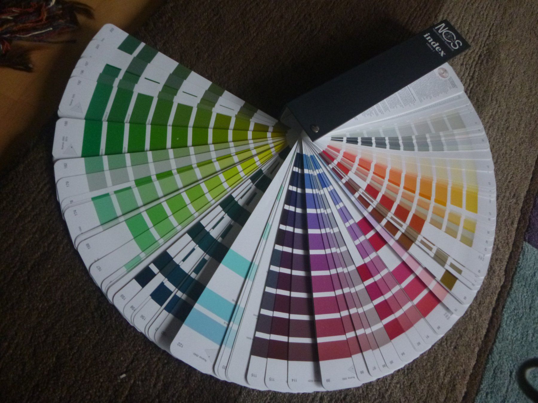 Farbkarte NCS (natural clor system) Index edition 2, 1995 (Neu und ...