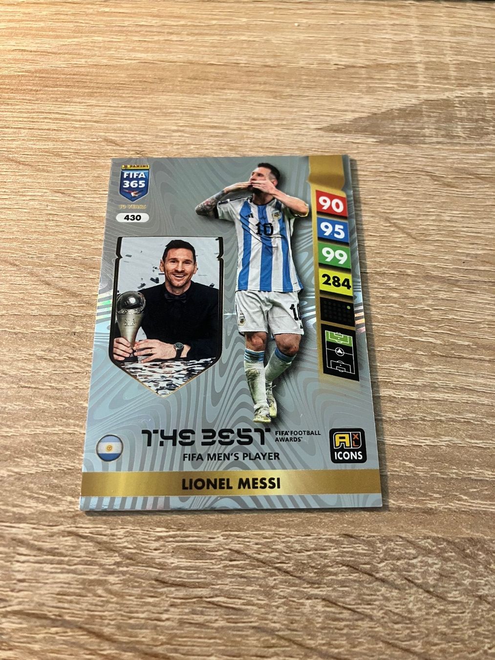 Panini FIFA 365 2025 Lionel Messi The Best Argentina Card (Neu (gemäss ...