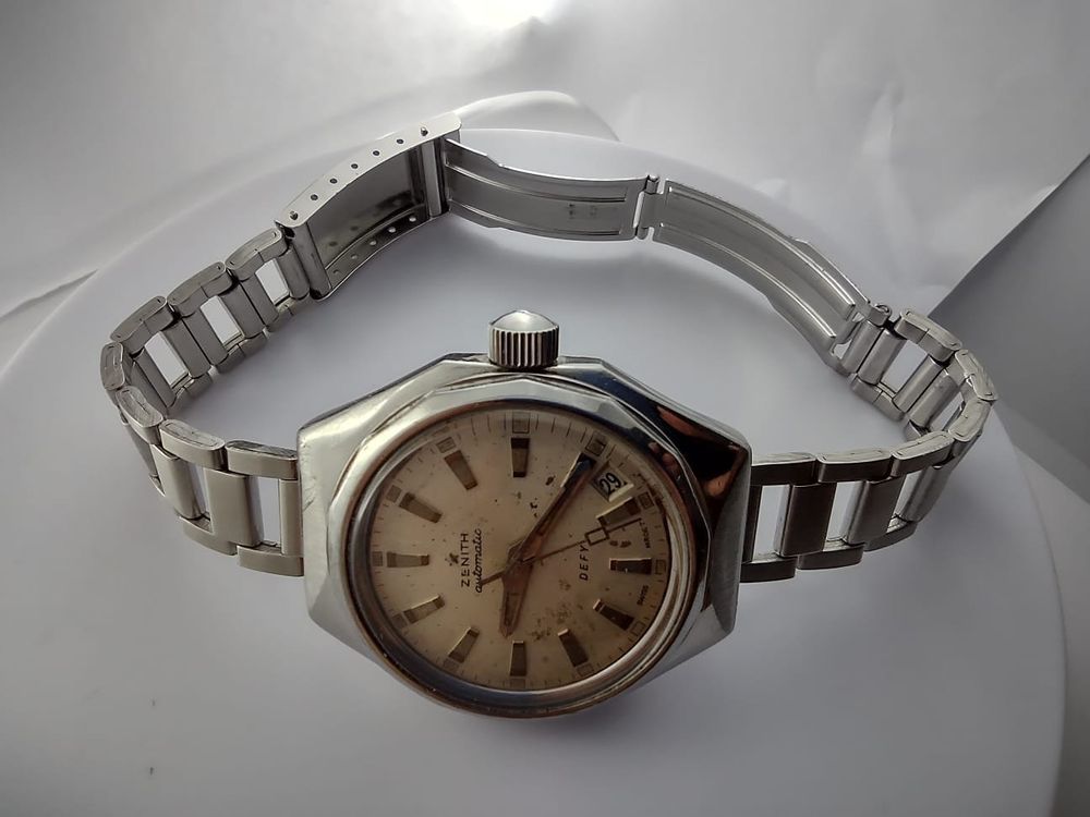 ZENITH defy Automatic Caliber Zenith 2552 PC steel bracelet | Kaufen ...