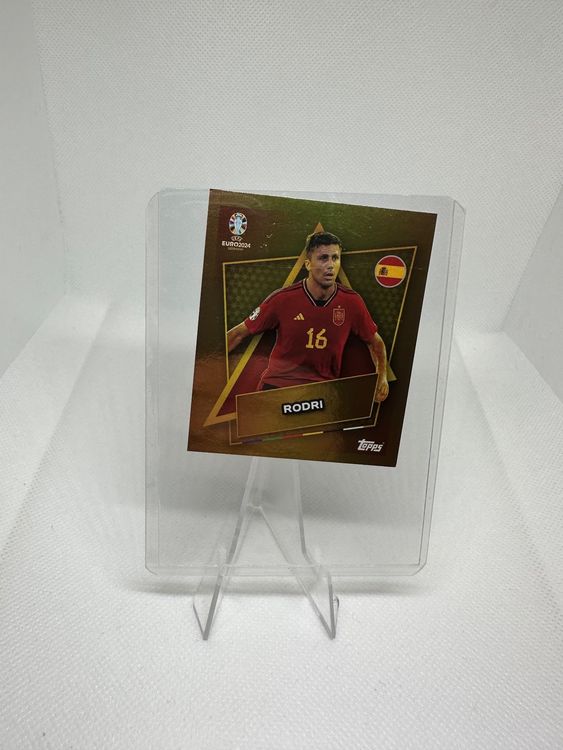 Topps Euro 2024 Esp Sp Rodri Sticker (Neu und originalverpackt) in ...