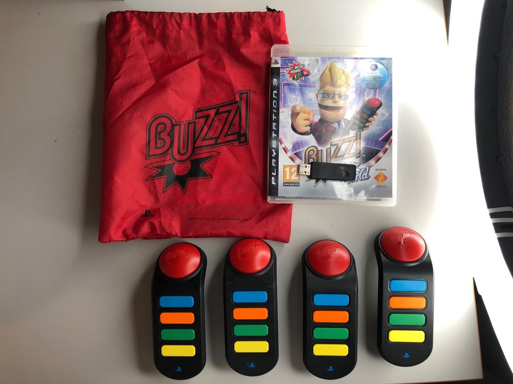 Buzz Quiz World inkl. Buzzer - PS3 | Kaufen auf Ricardo