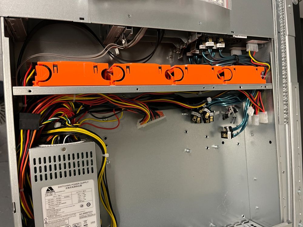 2U ATX Servercase inkl. Netzteil, Backplane und Rack-Rails (Gebraucht ...