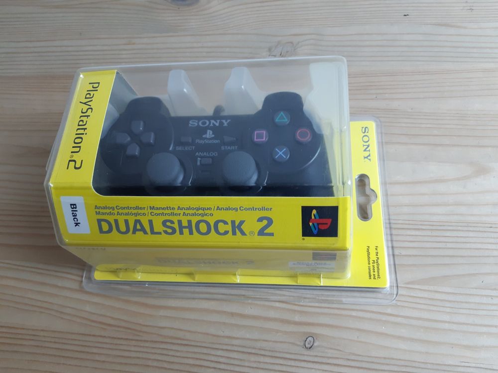Original Sony PS2 Dualshock 2 Controller Schwarz NEU + OVP (Neu und ...