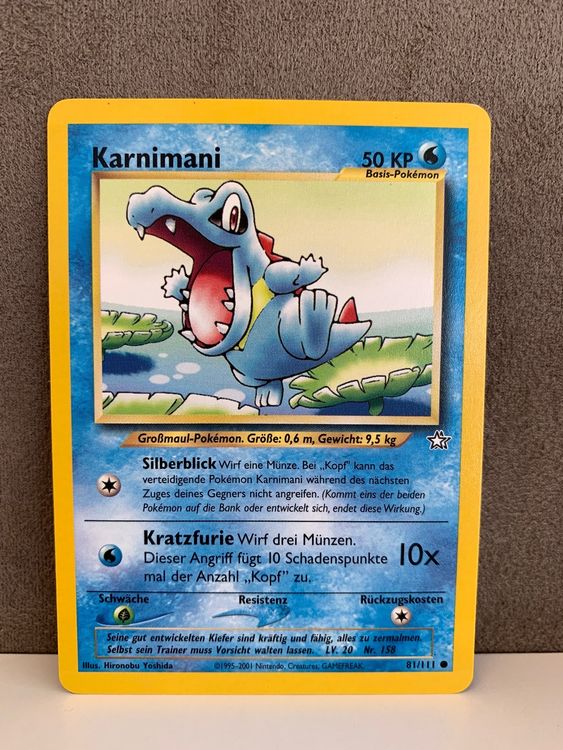 Pokemon Karnimani Neo Genesis DE 81/111 | Kaufen auf Ricardo