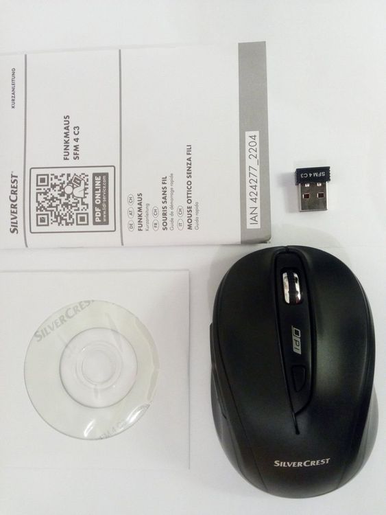 PC-Maus, Wireless, Schwarz, neu (Neu und originalverpackt) in Igis für ...