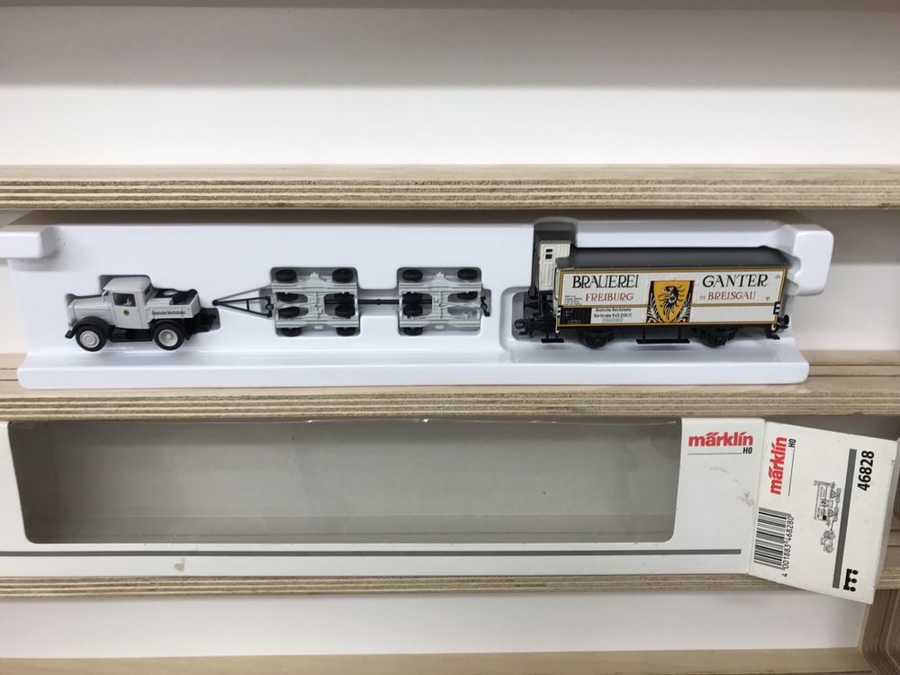 MAERKLIN H0 46828 Strassenrollerset Kaelble/ Brauerei Ganter (Gebraucht ...
