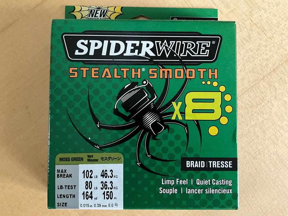 SPIDER WIRE X8 46,3kg (Neu und originalverpackt) in Courgevaux für CHF ...