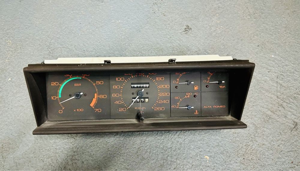 Original Alfa Romeo75 2.0T.SPARK Tachometer Kombiinstrument (Gebraucht ...