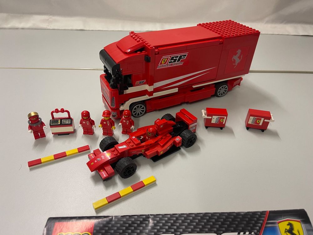 LEGO Racers 8185 - Ferrari F1 Rennautos & Truck (Gebraucht) in für CHF ...