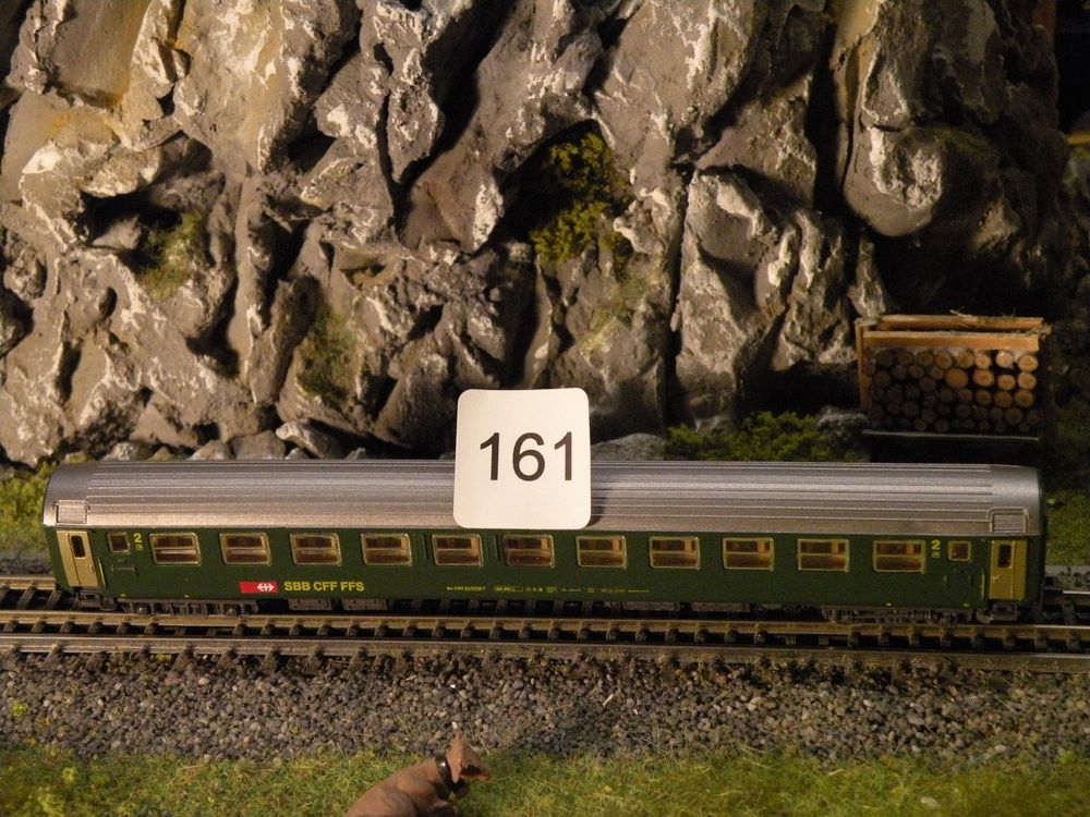 SBB CFF FFS Wagen, Gruen, Top Zustand, N, 161 (Gebraucht) in ...