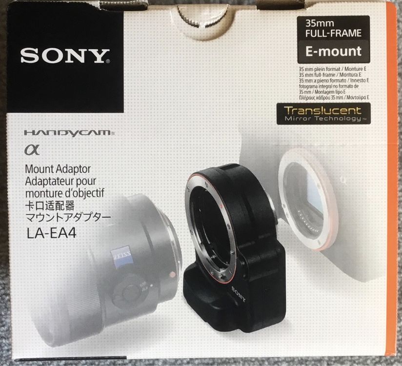 Sony LA-EA4 35 mm- Vollformat-Objektivadapter | Kaufen auf Ricardo