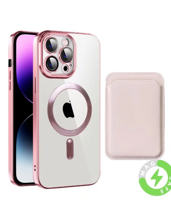 iPhone 14 Pro 2in1 MagSafe Hybrid Hülle TPU Bumper + Leder W | Kaufen ...