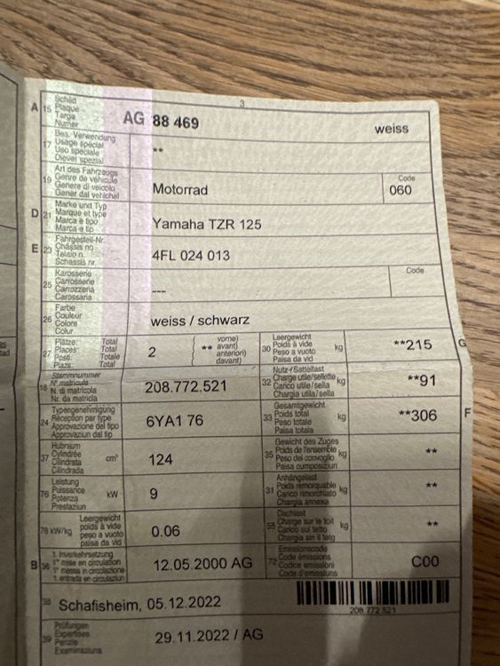 Yamaha TZR 125 4fl | Kaufen auf Ricardo