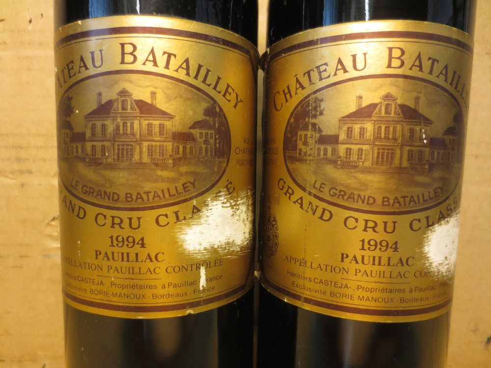 2 Fl. Chateau Batailley 1994, Pauillac 5ème Grand Cru Classe | Acheter sur Ricardo