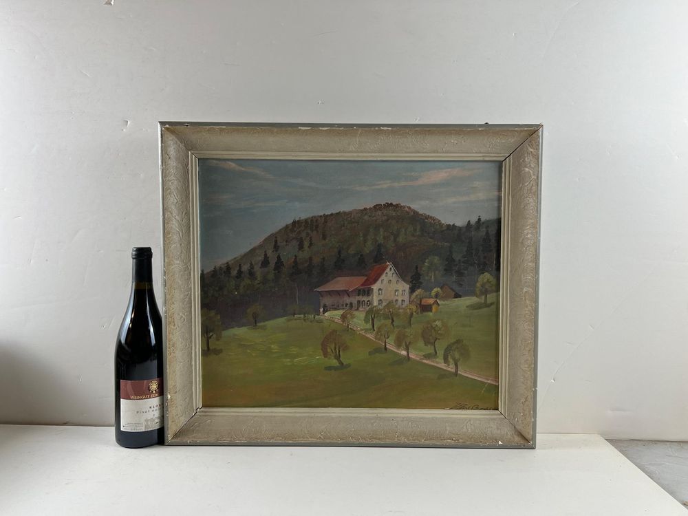 Landschaft Gemälde Unleserlich Signiert. (Gebraucht) in Neuhausen am Rheinfall für CHF 10 – mit ...