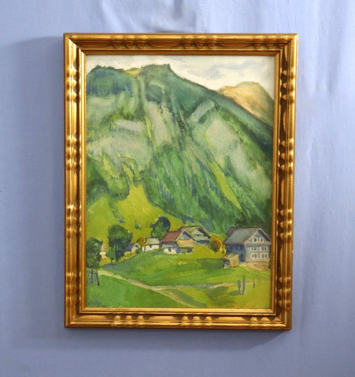Ernst Hodel 1881-1955, Aquarell hinter Glas, signiert (Gebraucht) in Zug für CHF 95 – mit ...