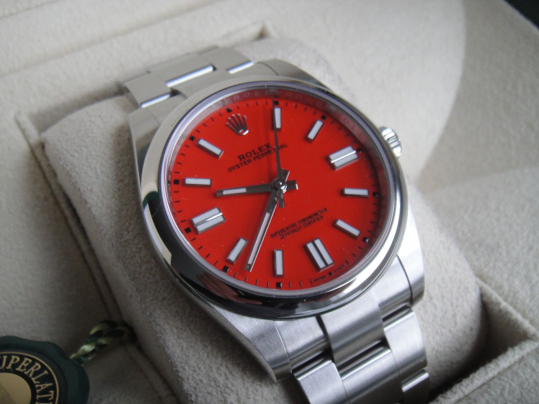Rolex / Oyster 41 Rot / Fabrikneu + Verklebt (Neu und originalverpackt ...