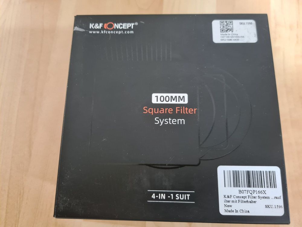 K&F Concept Rectangular Filter, 100 x 100 mm (Neu (gemäss Beschreibung ...