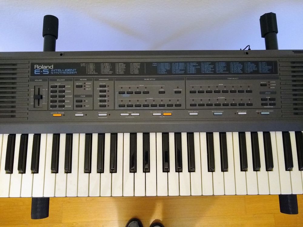Roland E-5 Synthesizer mit Keyboardständer | Kaufen auf Ricardo